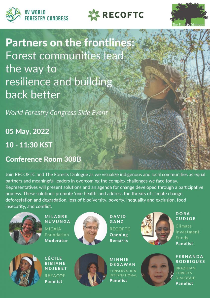 TFD Side Events at the XV World Forestry Congress! | The Forests Dialogue