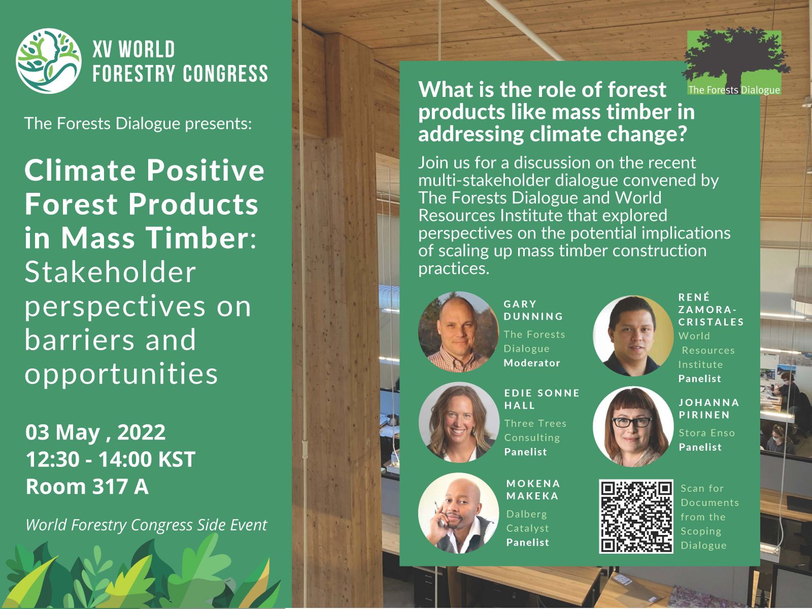 TFD Side Events at the XV World Forestry Congress! | The Forests Dialogue